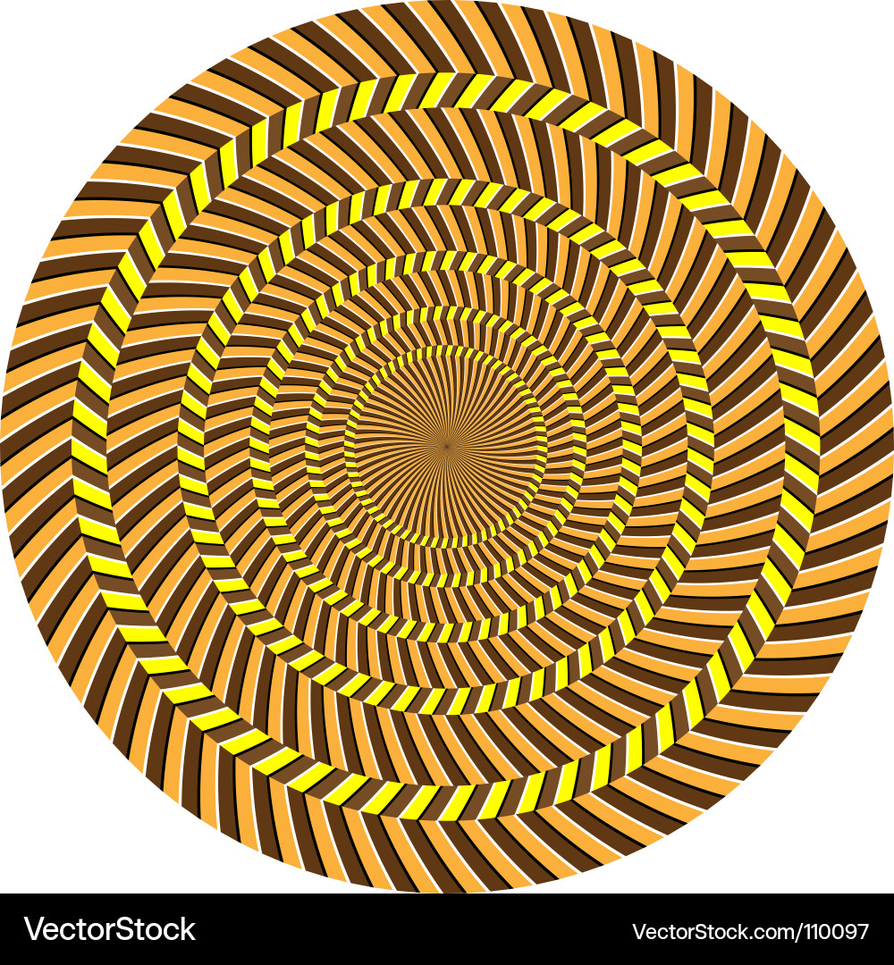 Optical illusion Royalty Free Vector Image - VectorStock