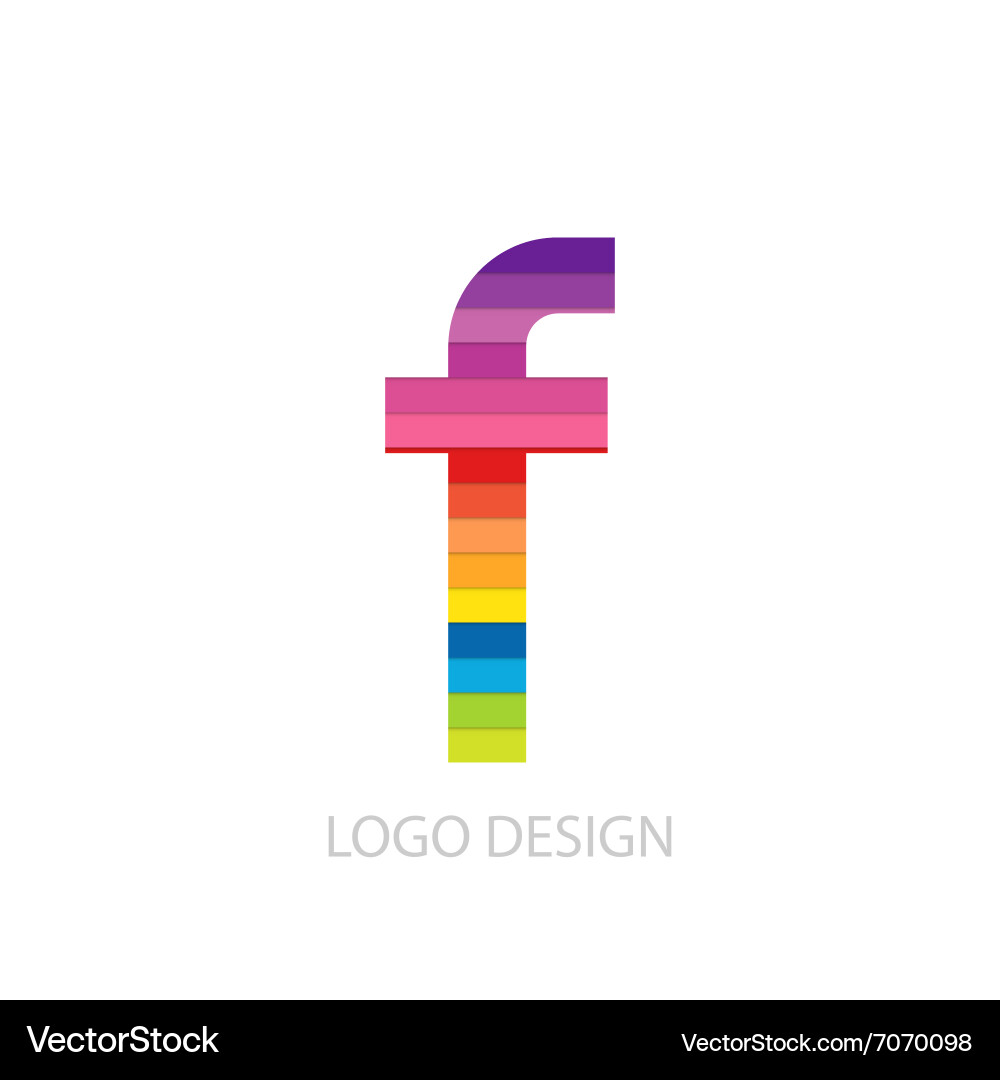 Colorful logo letter Royalty Free Vector Image
