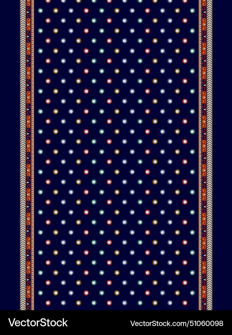 Textile kurti design digital printing Royalty Free Vector