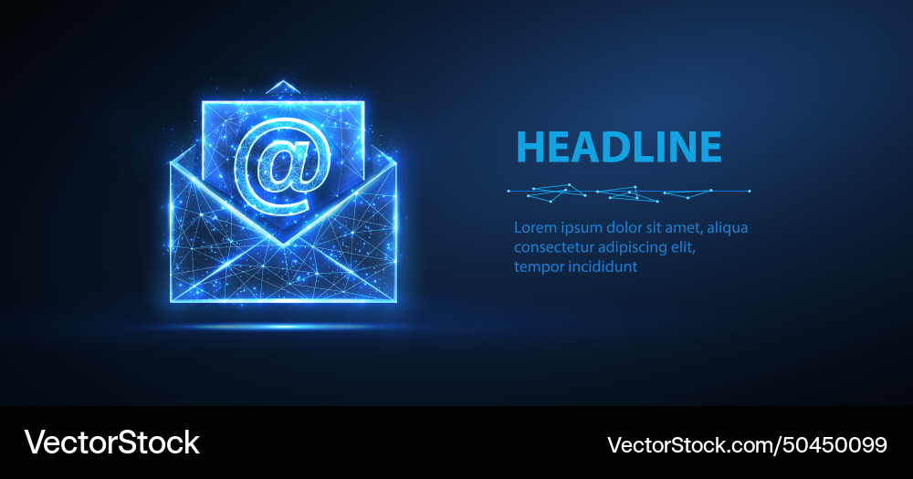 Email icon inbox logo envelope symbol e-mail Vector Image