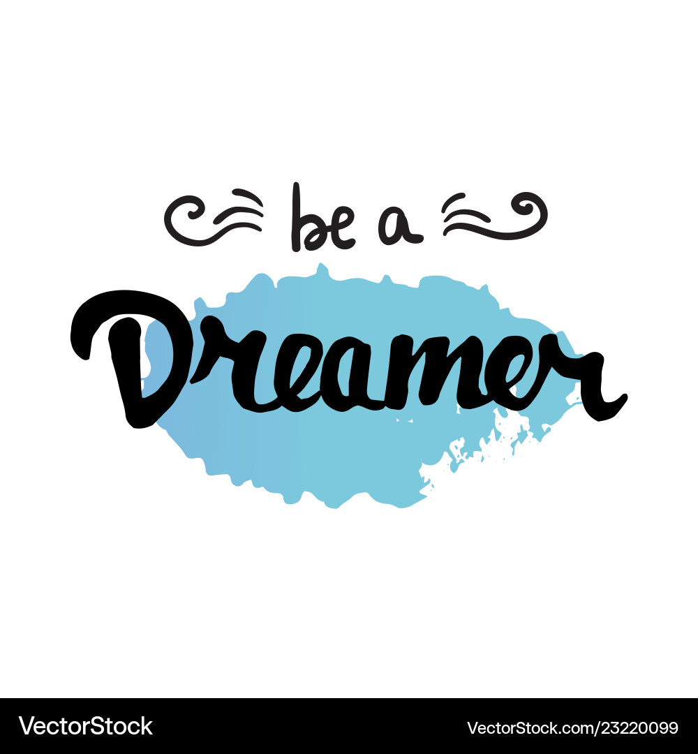 Hand lettering phrase Royalty Free Vector Image