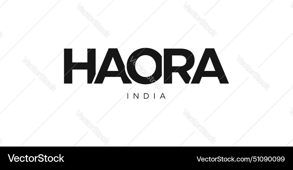 Haora in the india emblem design features Vector Image