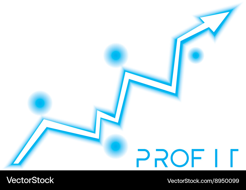 Profit business Royalty Free Vector Image - VectorStock
