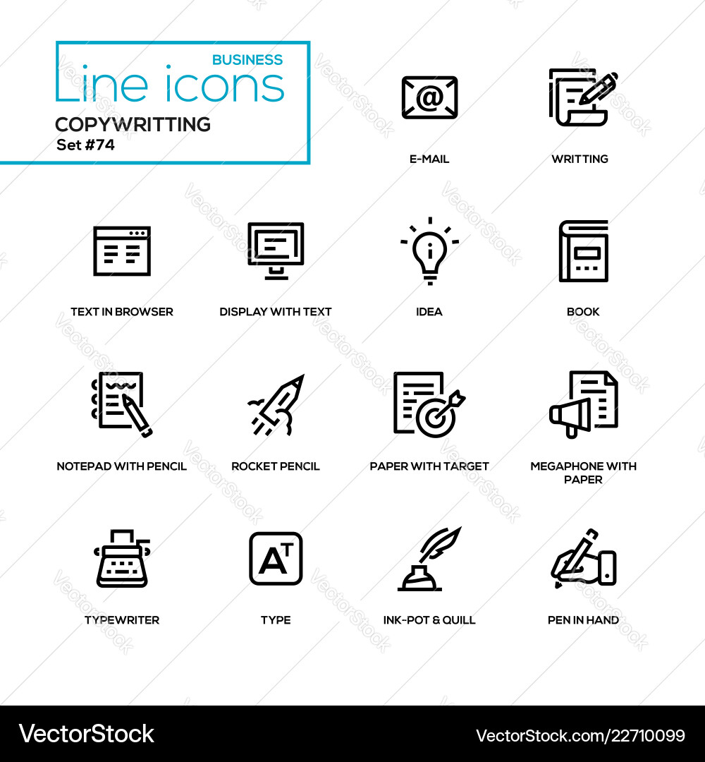 Writing emails Vector Images & Graphics for Commercial Use | VectorStock