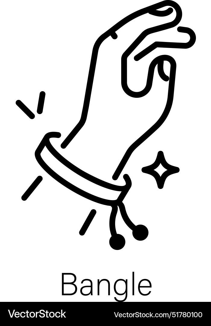 Bangle Royalty Free Vector Image - VectorStock