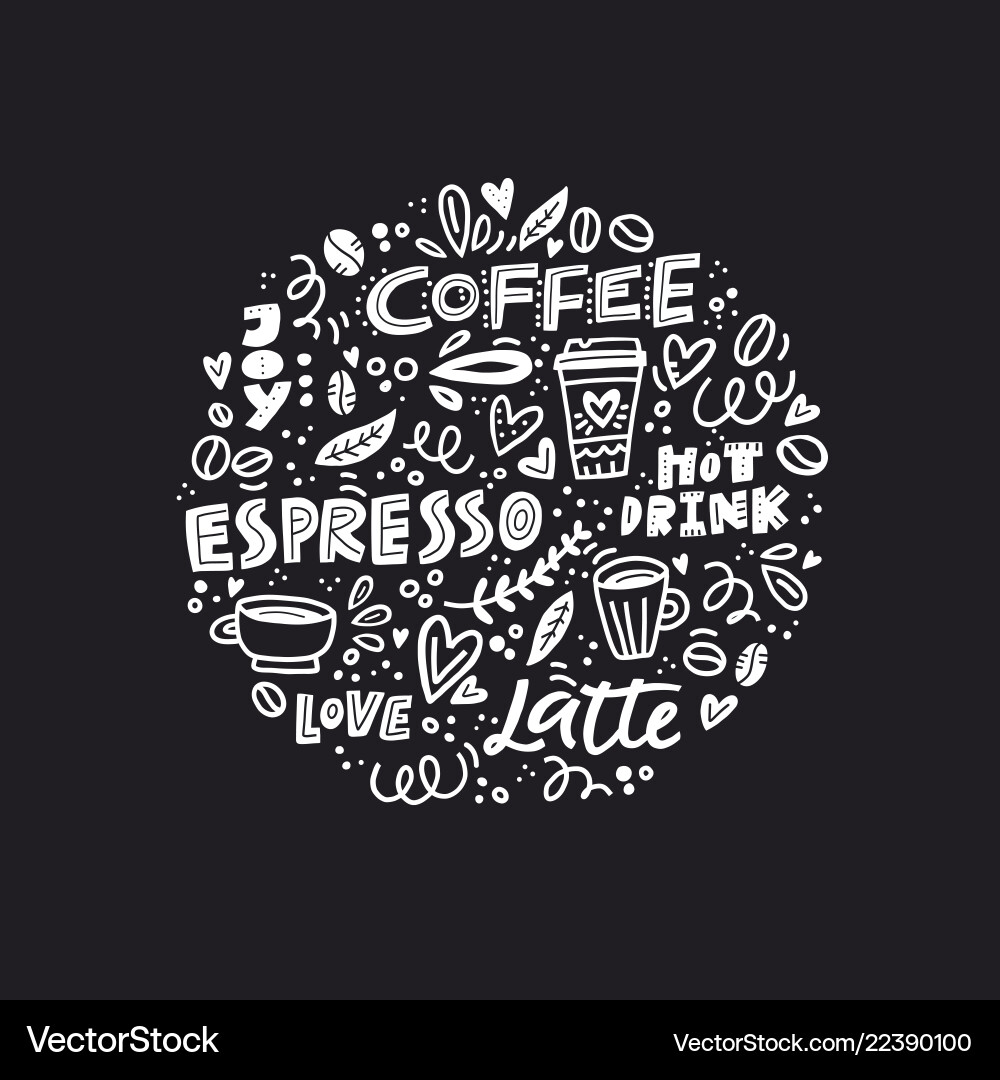 Coffee Symbol Concept Royalty Free Vector Image