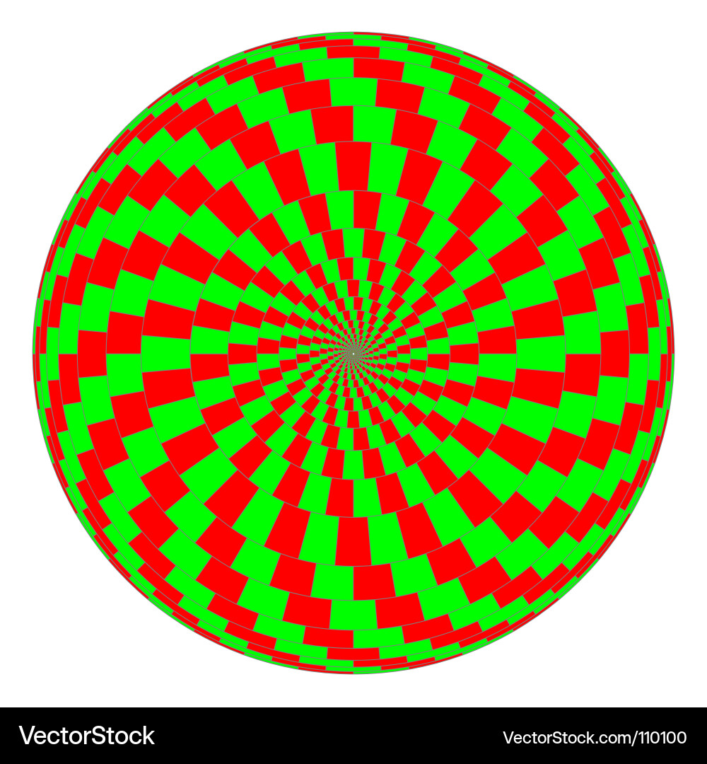 Optical illusion Royalty Free Vector Image - VectorStock