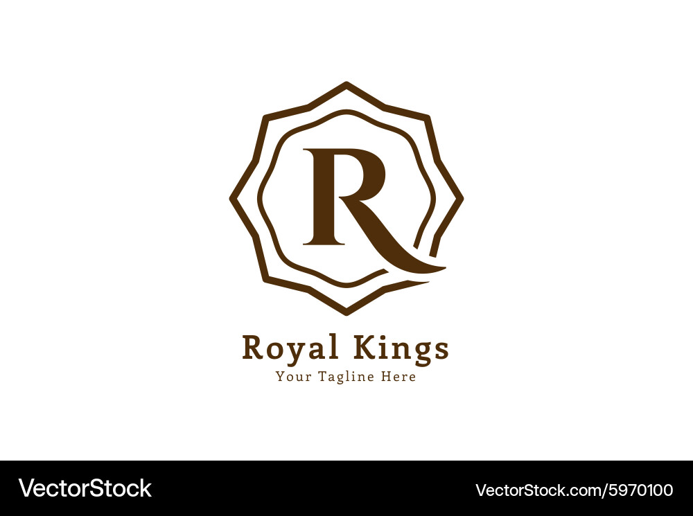 Royal logo template Royalty Free Vector Image - VectorStock