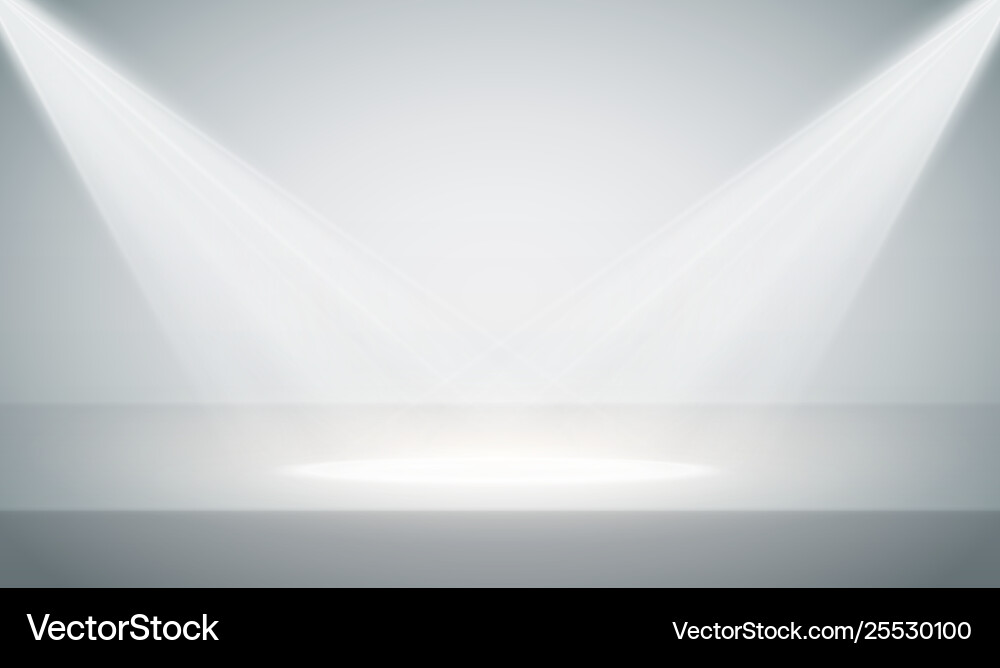 Studio background with spotlight Royalty Free Vector Image