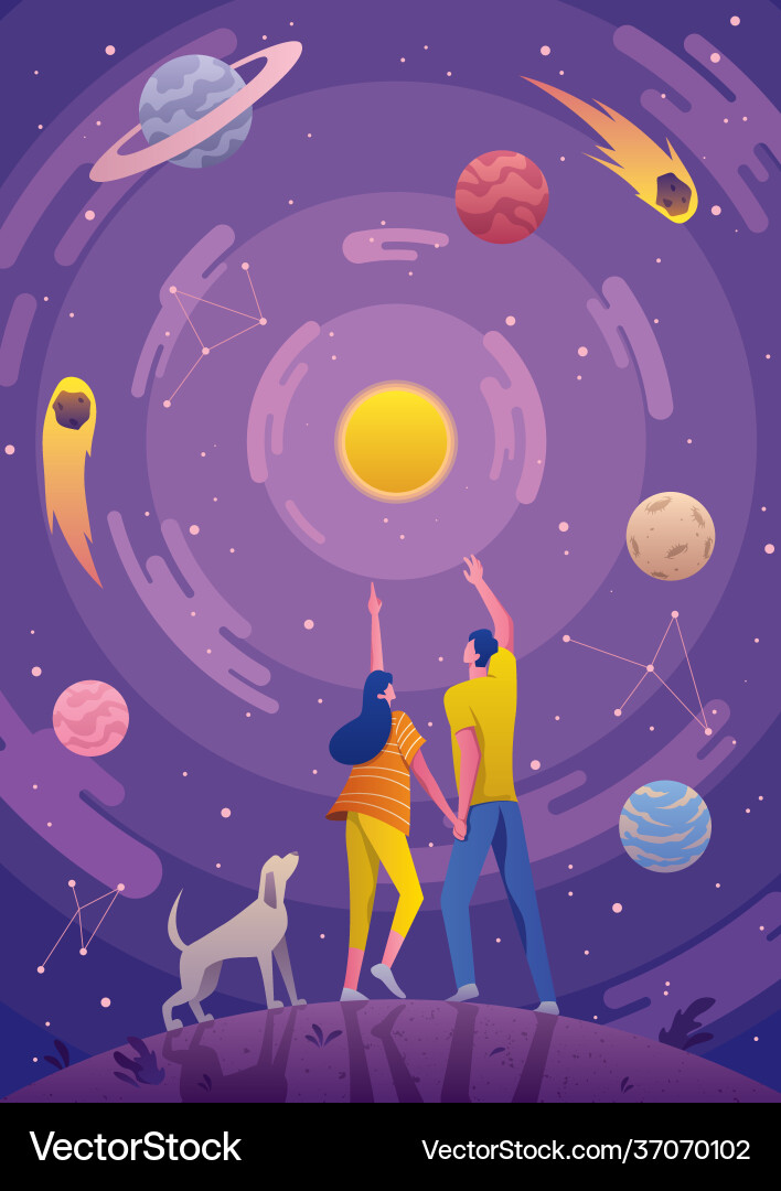 Astrology astronomy background Royalty Free Vector Image