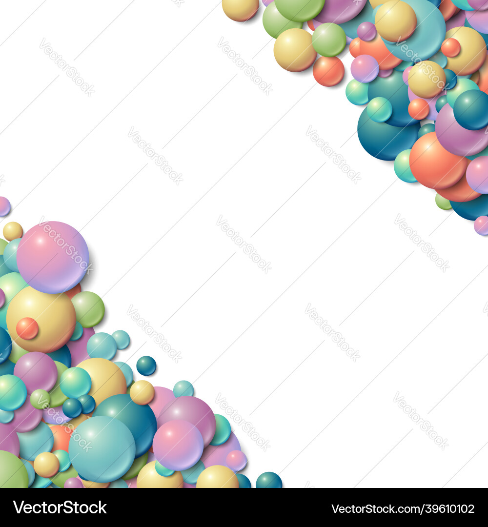 Background frame with scattered messy glowing Vector Image