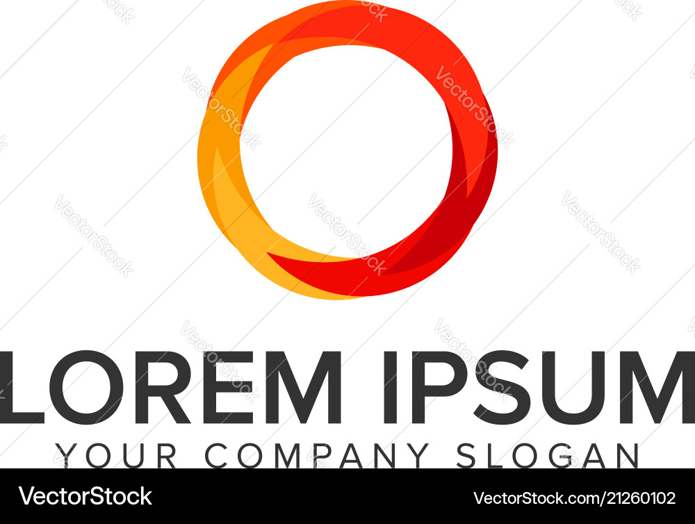 Circular logo Royalty Free Vector Image - VectorStock