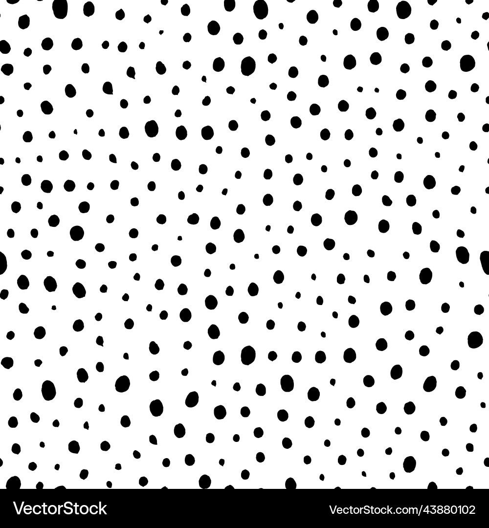 Hand drawn small specks seamless pattern Vector Image