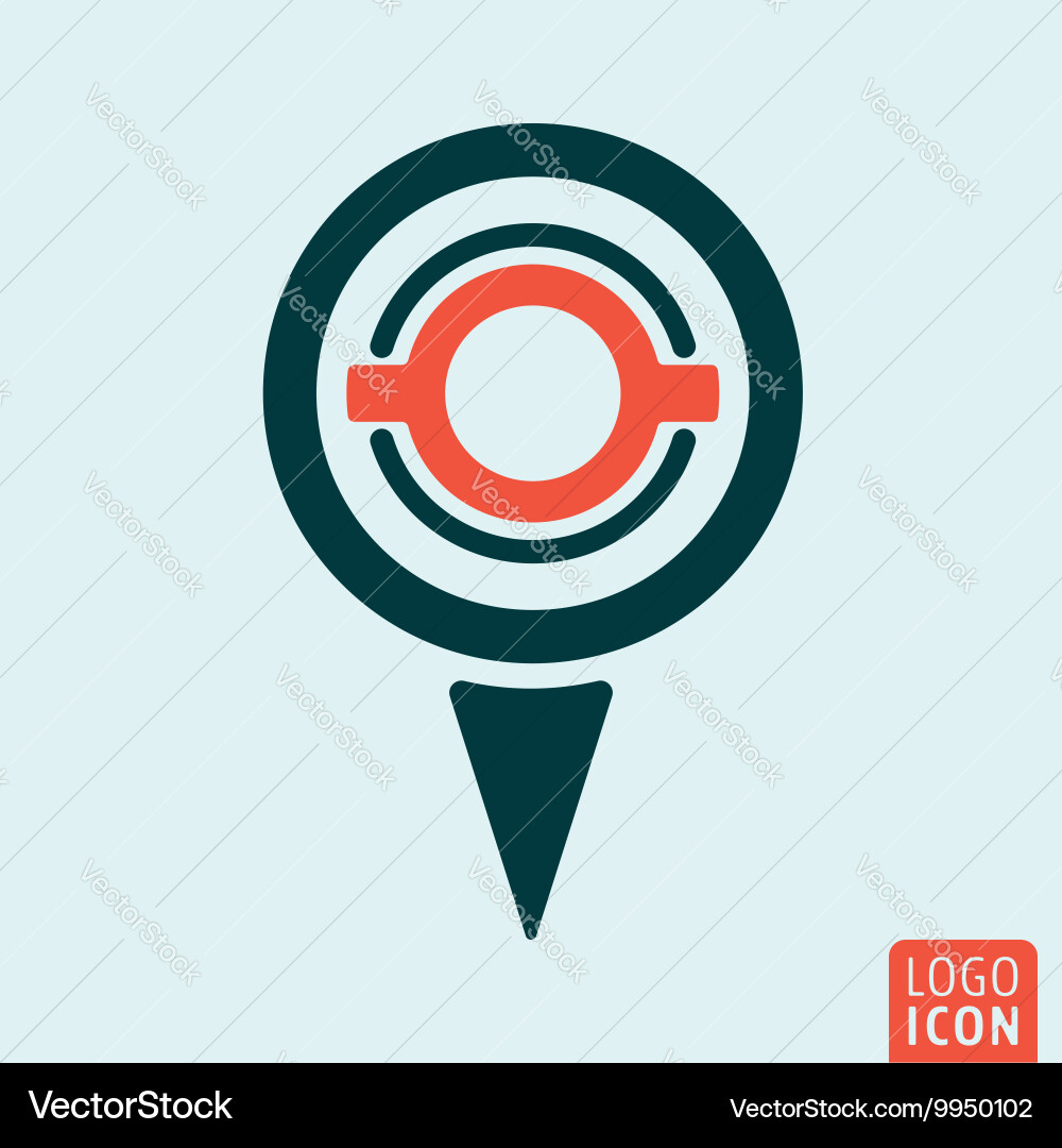 Map pin icon Royalty Free Vector Image - VectorStock