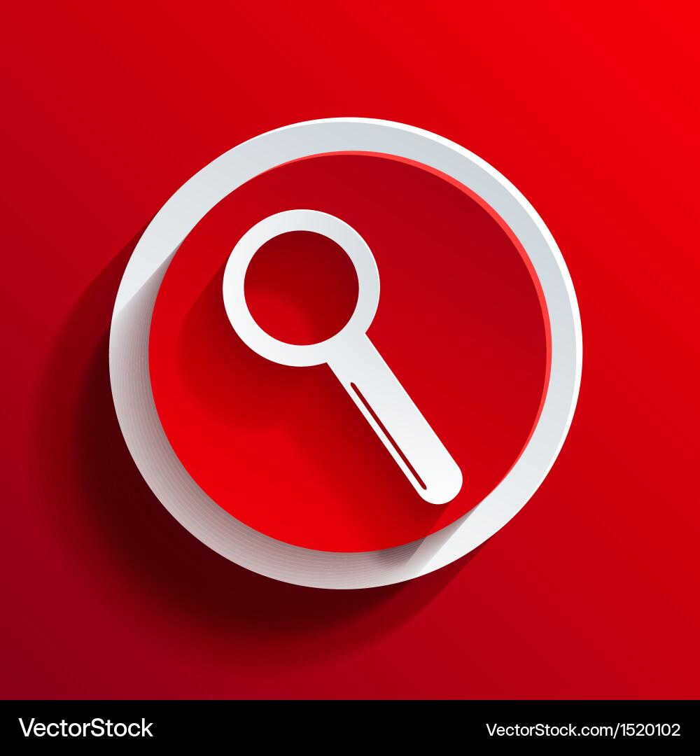 Red circle icon eps10 Royalty Free Vector Image