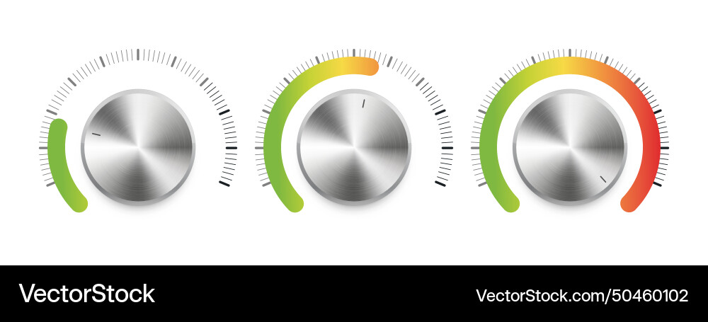 Volume control mood scale satisfaction indicator Vector Image Volume control mood scale satisfaction indicator Vector Image