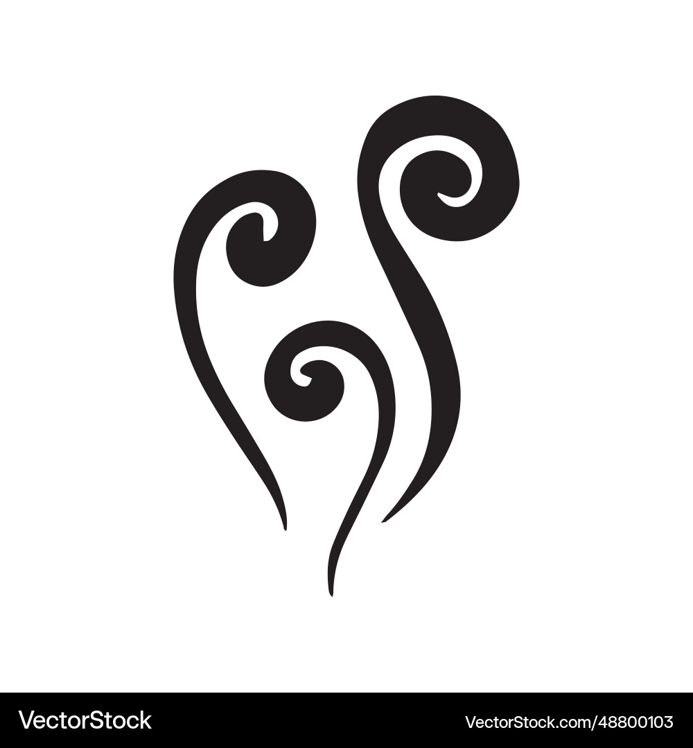 Smoke icon design Royalty Free Vector Image - VectorStock