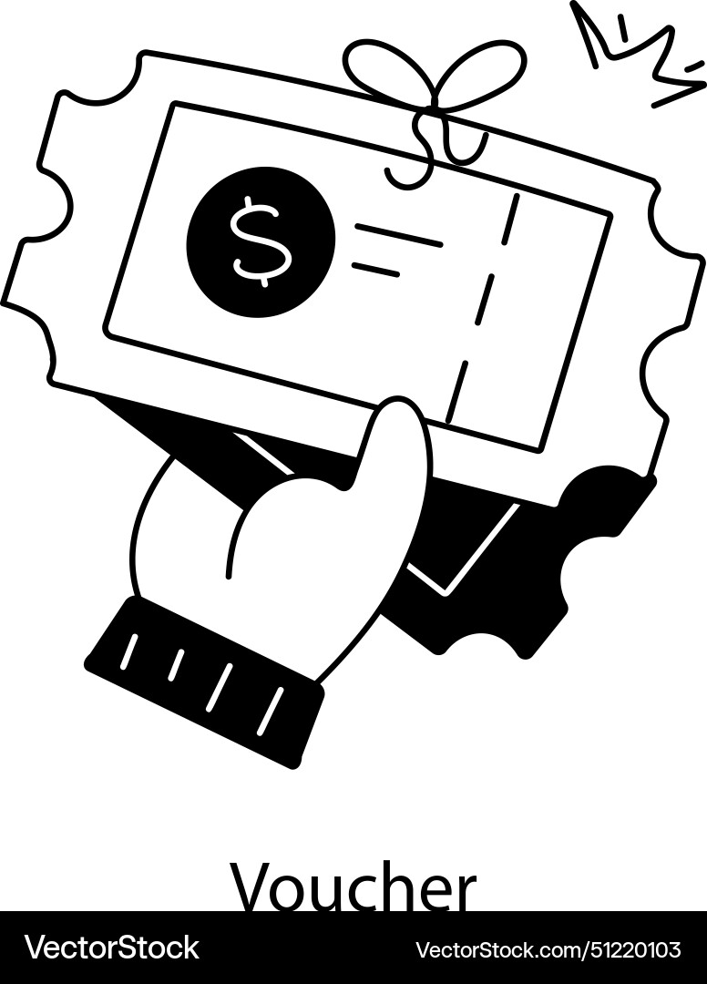 Voucher Royalty Free Vector Image - VectorStock