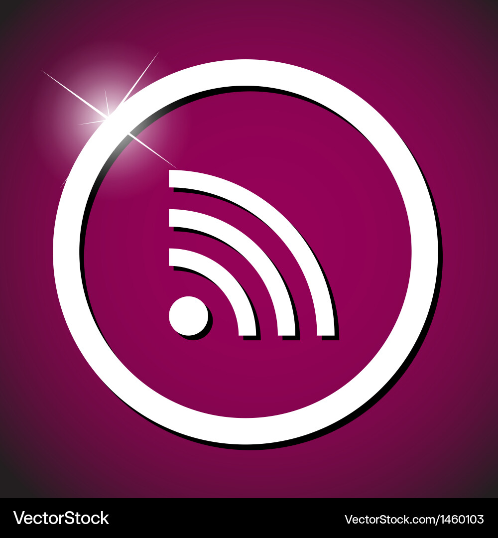 Wi-fi icon Royalty Free Vector Image - VectorStock