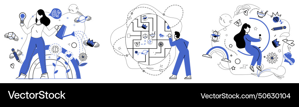 Change management strategic planning Royalty Free Vector