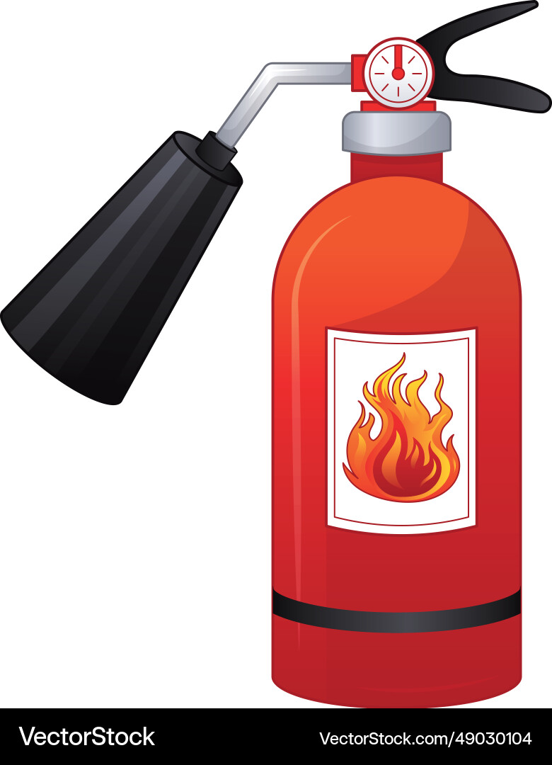 Fire extinguisher Royalty Free Vector Image - VectorStock