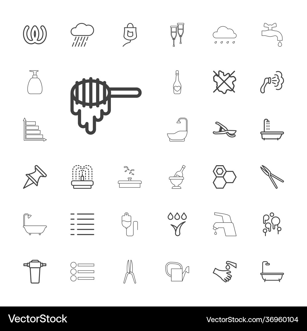 Icons fallen lassen Lizenzfreies Vektorbild - VectorStock