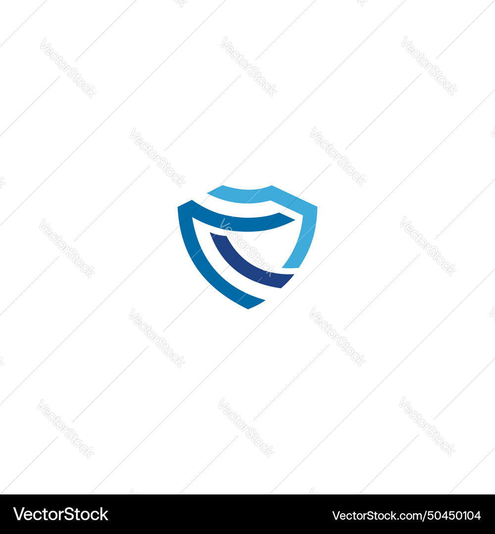 Logo rectangle design technology Royalty Free Vector Image