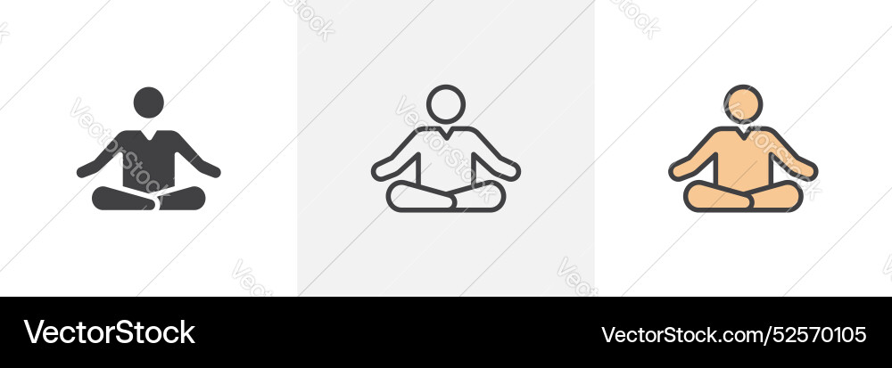 Mediation Icon auf weißem Hintergrund Lizenzfreier Vektor