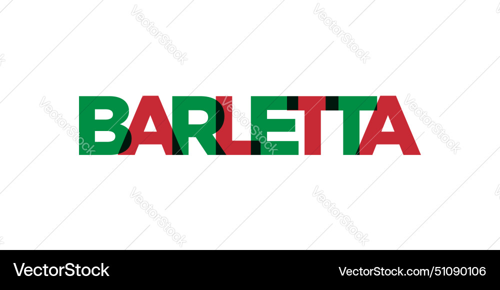 Barletta in the italia emblem design features Vector Image