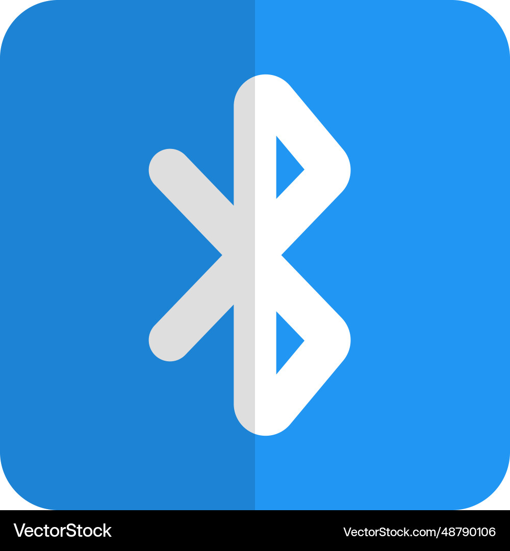 Bluetooth modern technology for data sharing Vector Image