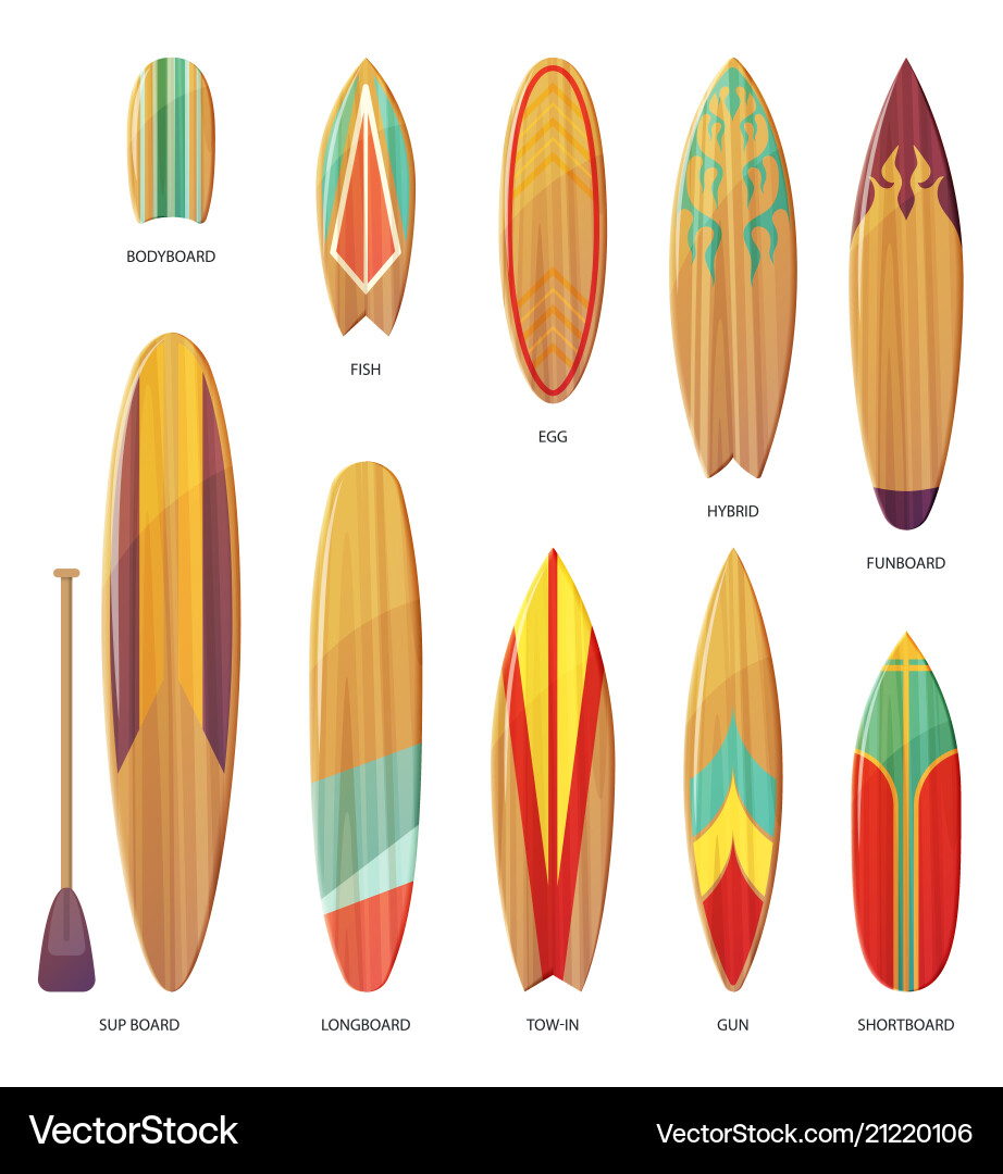 Surfboard Shapes Vector Images (over 1,800)