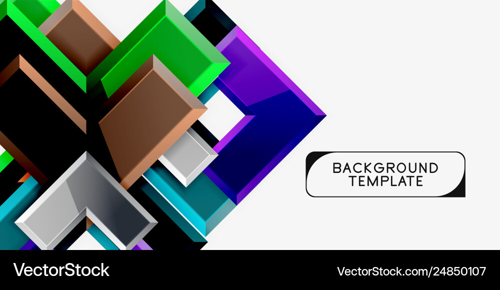 Glossy arrows background Royalty Free Vector Image