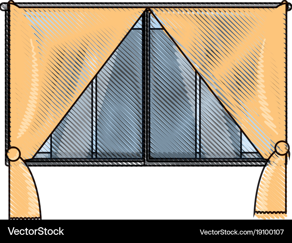 House windows design Royalty Free Vector Image