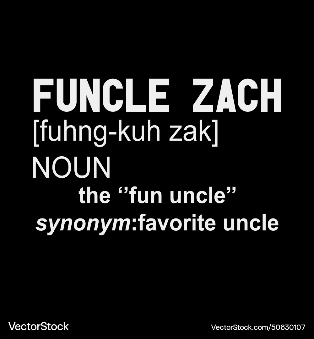 Personalized funcle fun uncle favorite defin Vector Image