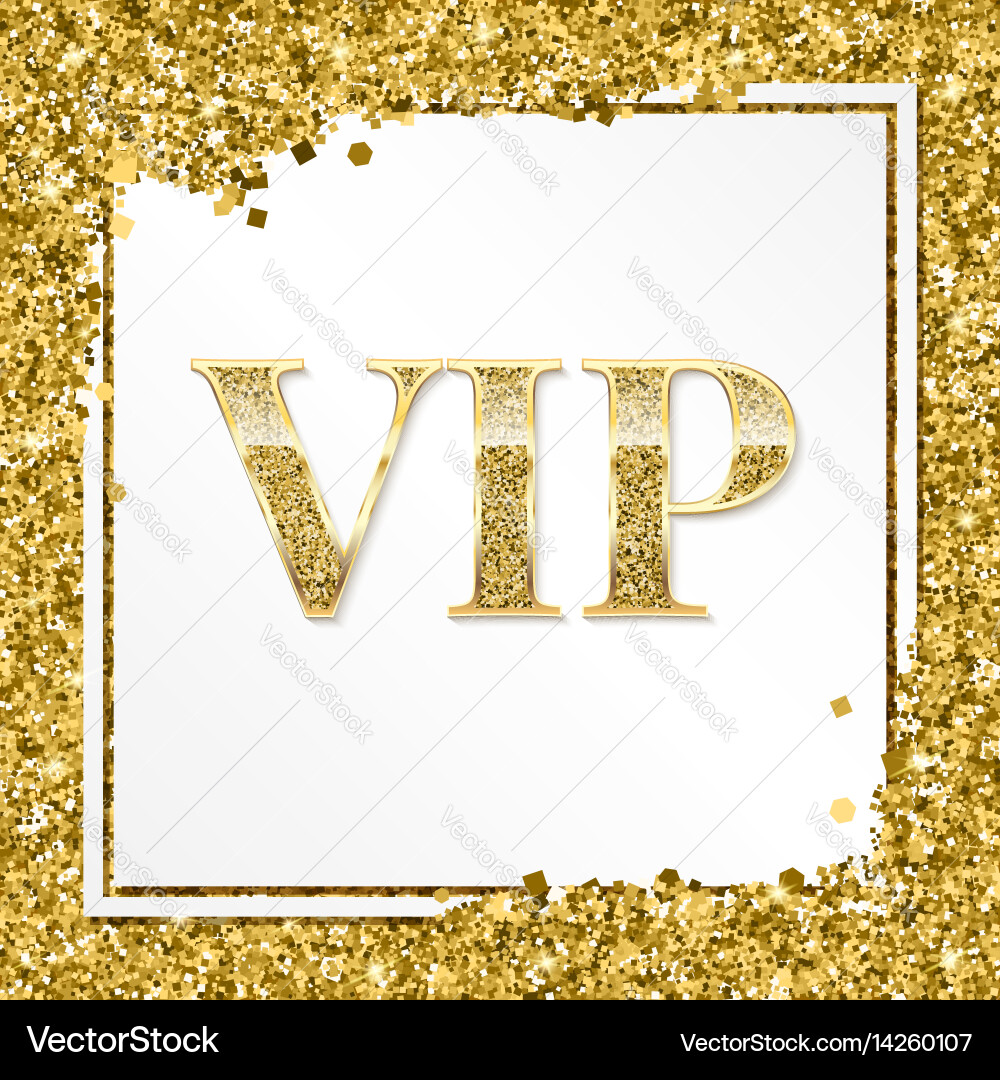Vip premium invitation card poster or flyer Vector Image