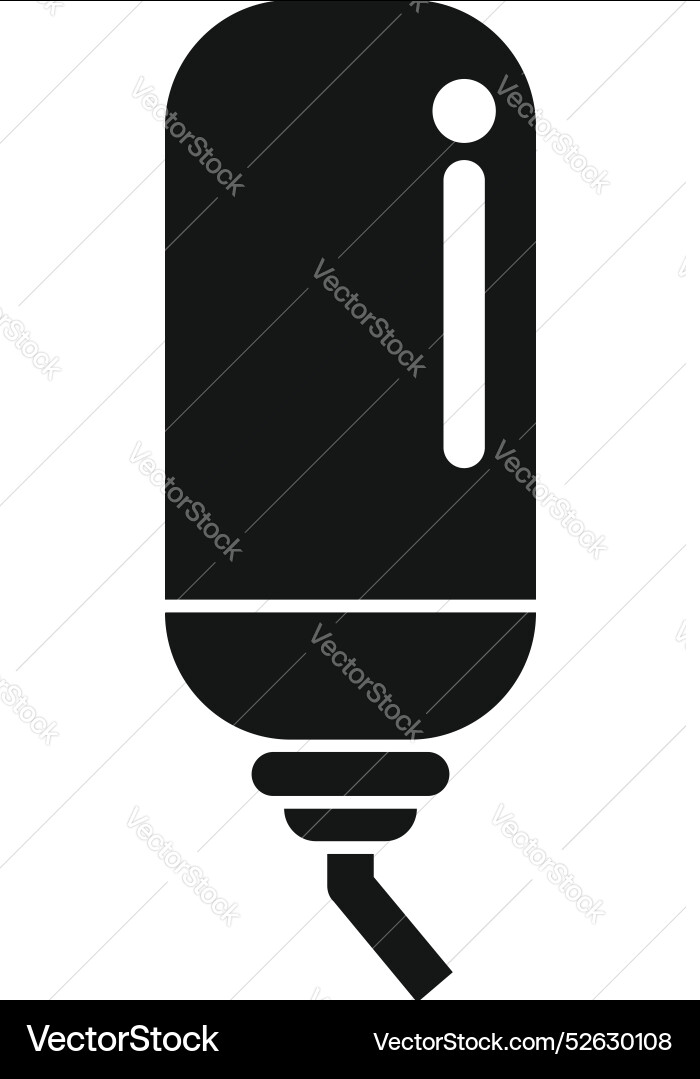 Electric water heater icon representing domestic Vector Image
