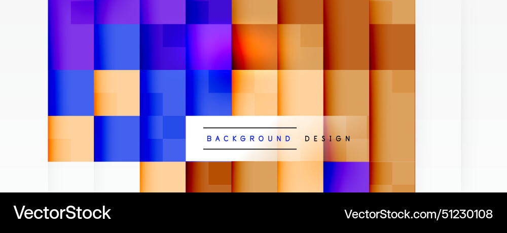 Vibrant geometric pattern in orange red Royalty Free Vector