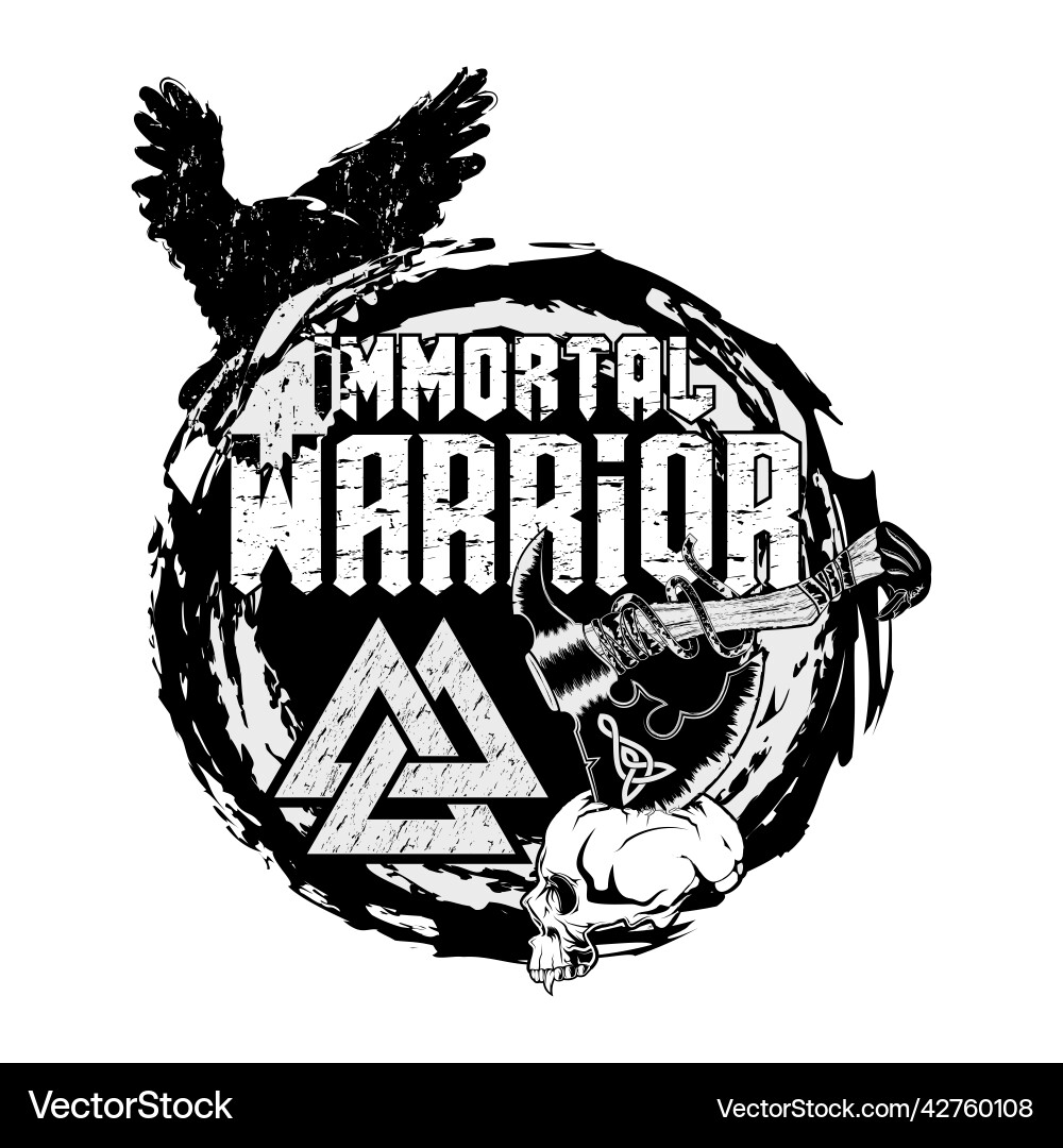Warrior immortal 0002 Royalty Free Vector Image