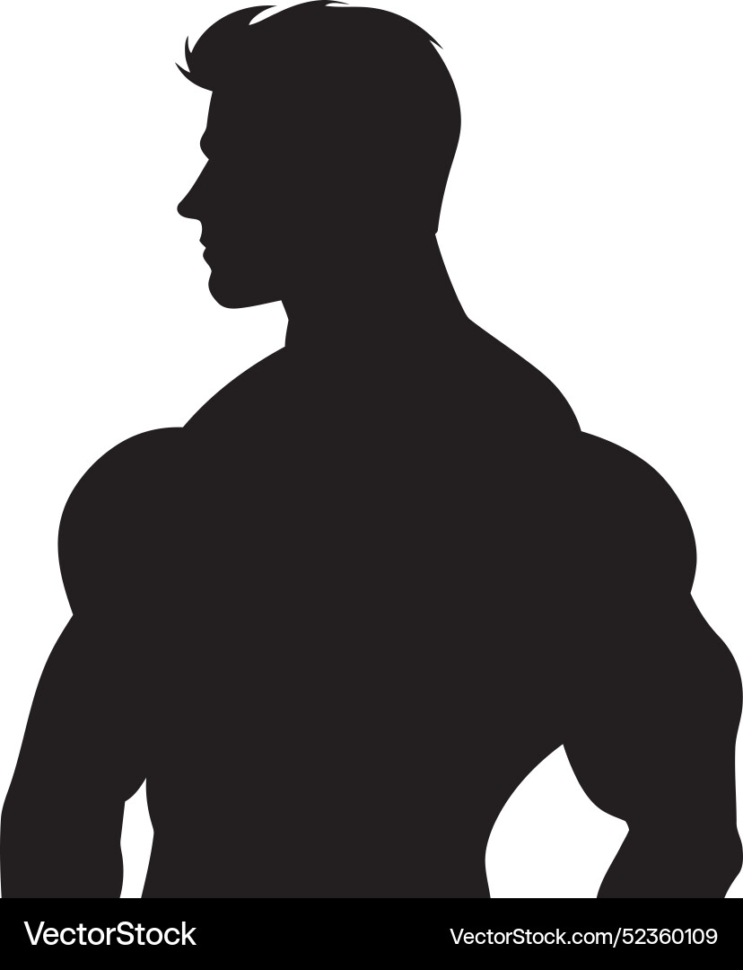 Bodybuilding and age training Royalty Free Vector Image