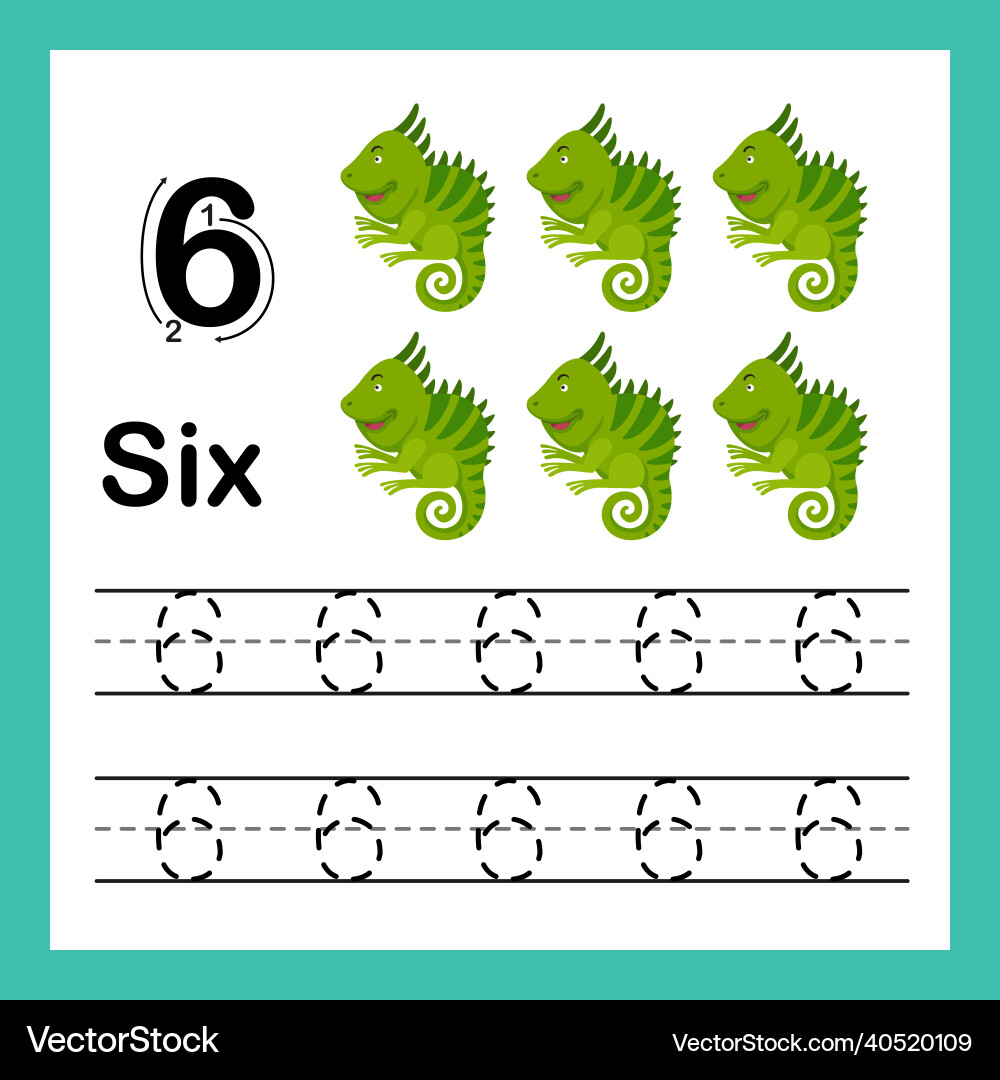 Connecting dot and printable numbers exercise Vector Image