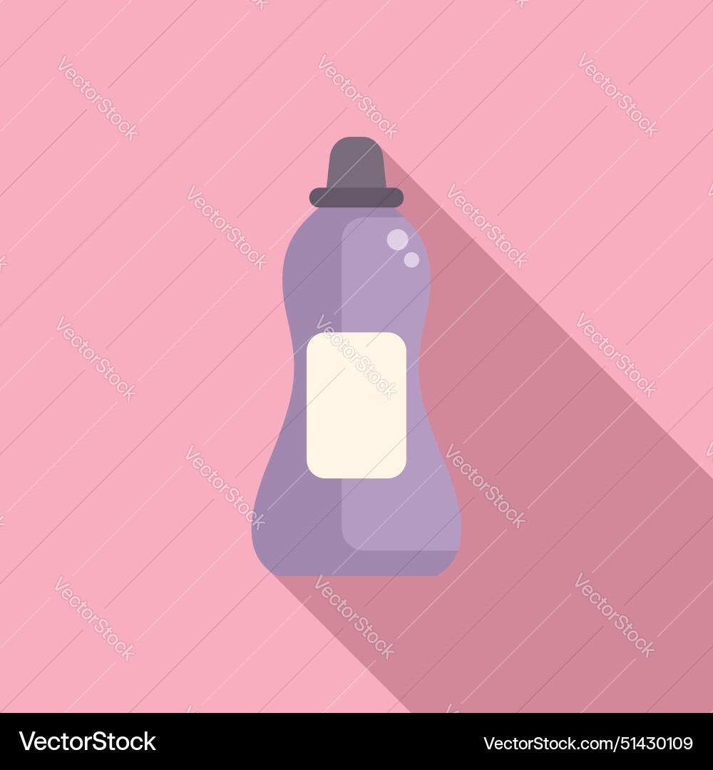 Flat design of a cleaning detergent Royalty Free Vector
