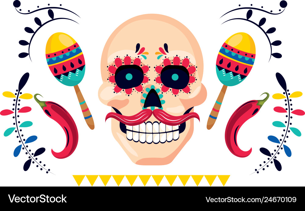 Mexican culture mexico cartoon Royalty Free Vector Image