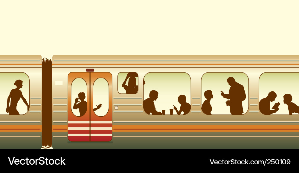 Zug Lizenzfreies Vektorbild - VectorStock