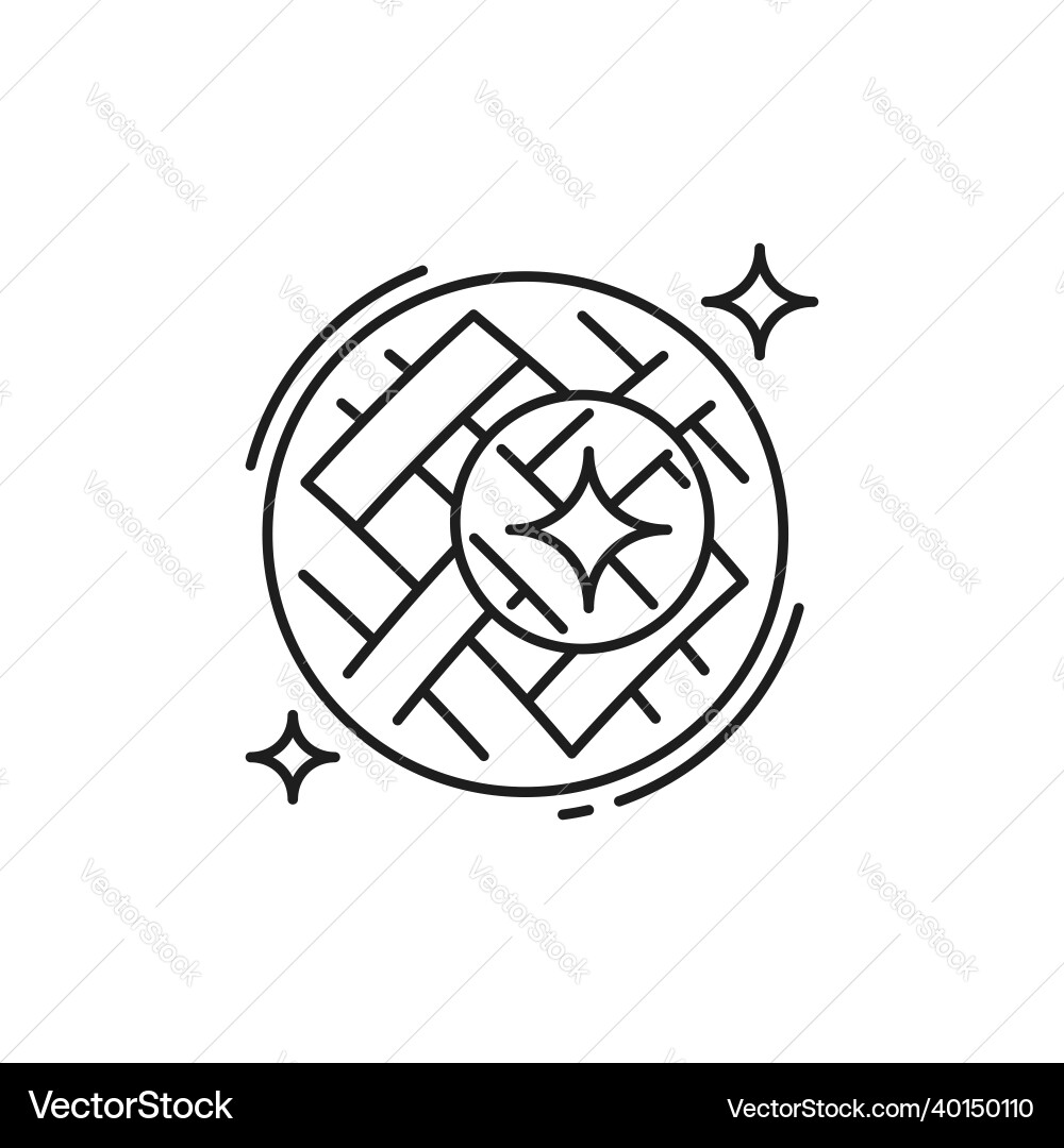 Clean fiber cloth with spiral surface closeup icon