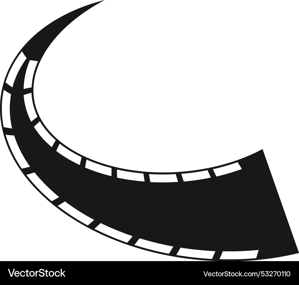 Filmstrip logo template Royalty Free Vector Image