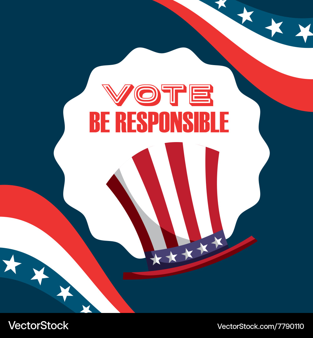 Government elections design Royalty Free Vector Image