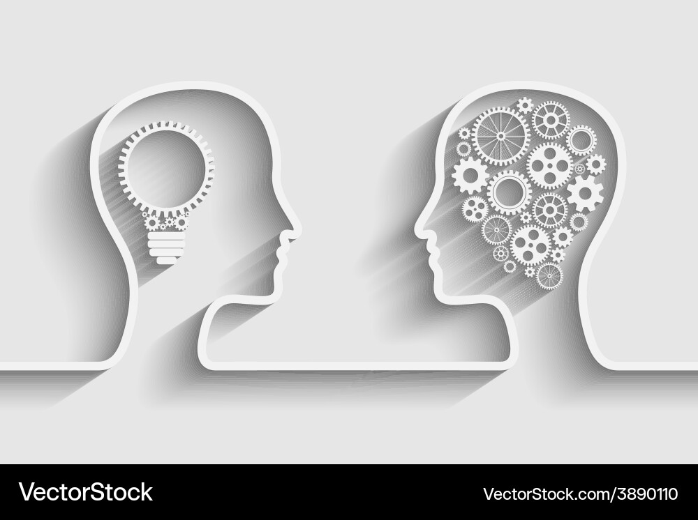 Human head Royalty Free Vector Image - VectorStock