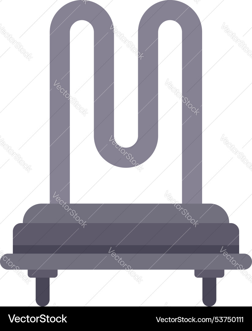 Electric water heater heating element icon Vector Image