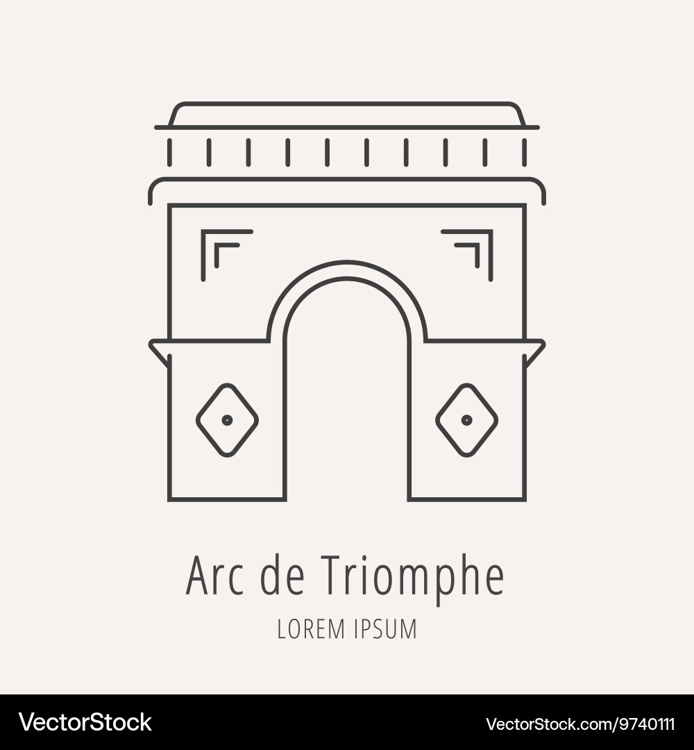 Simple logo template Royalty Free Vector Image