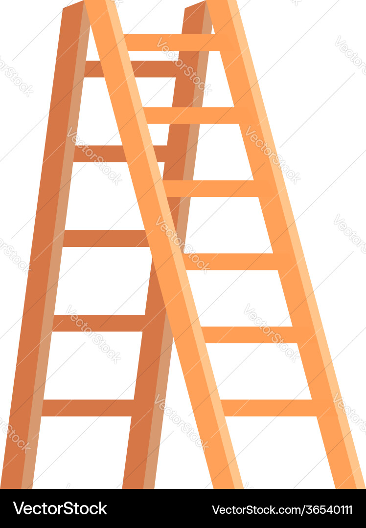 Step ladder icon cartoon style Royalty Free Vector Image